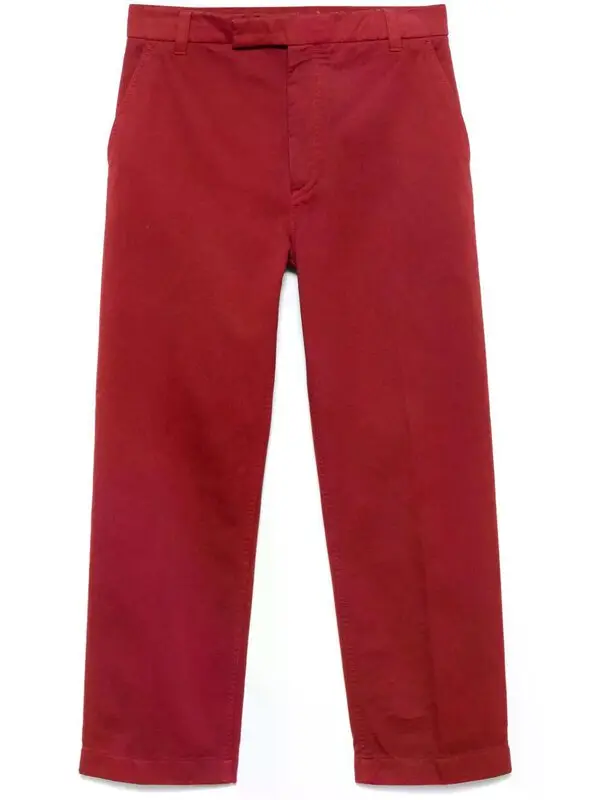 Thom Browne Cotton Chinos - Red