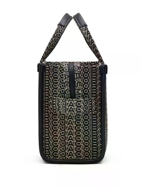Marc Jacobs The Monogram Jacquard Small Tote Bag - Black