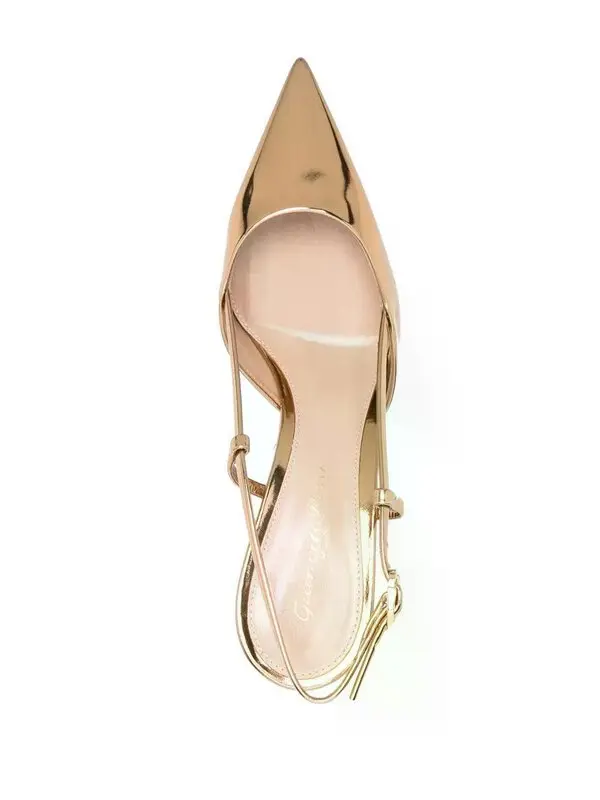GIANVITO ROSSI Ascent 85mm Slingback Pumps - Yellow