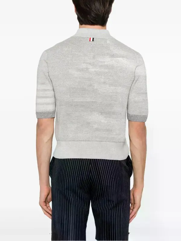 Thom Browne 4-bar Stripe Cotton Polo Shirt