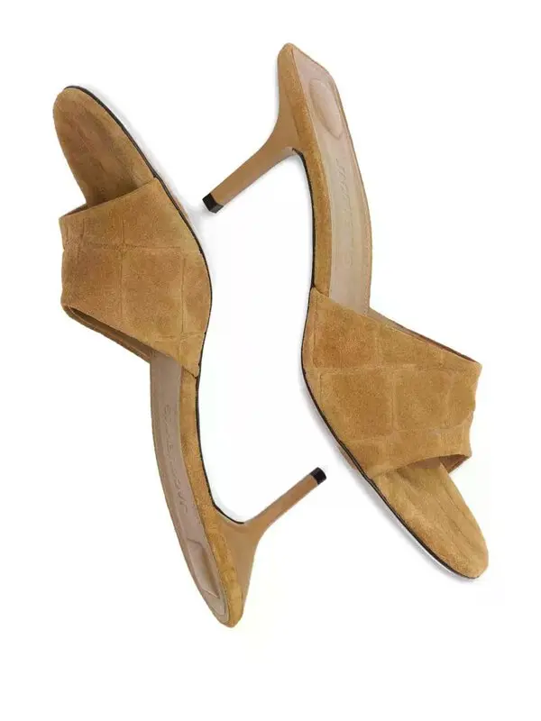 Jacquemus 70mm Cubisto Mules - Brown