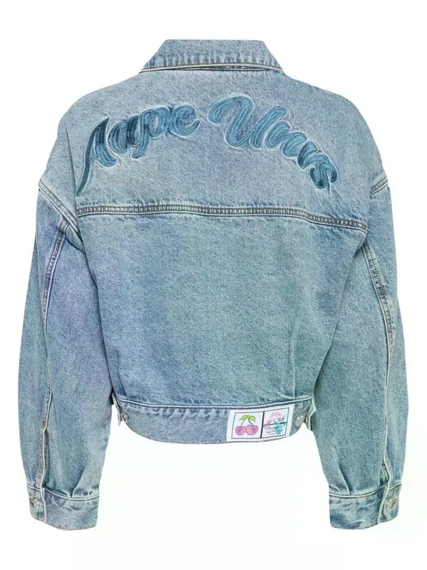 AAPE BY *A BATHING APE Logo-appliqué Denim Jacket