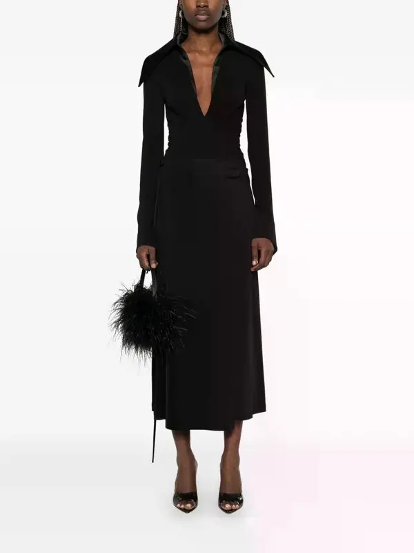 MUGLER Spiky-collar Bodysuit