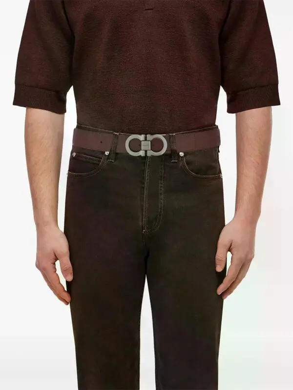 FERRAGAMO Gancini Reversible Belt
