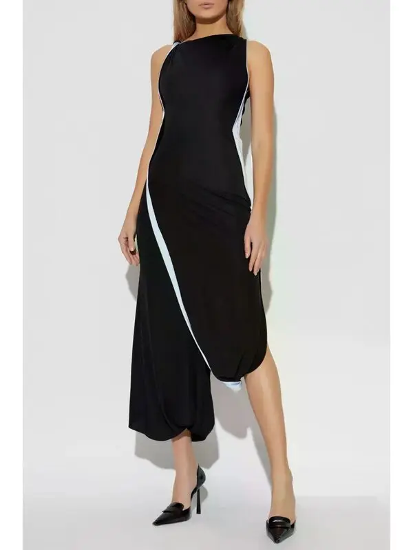 Victoria Beckham Asymmetric Maxi Dress