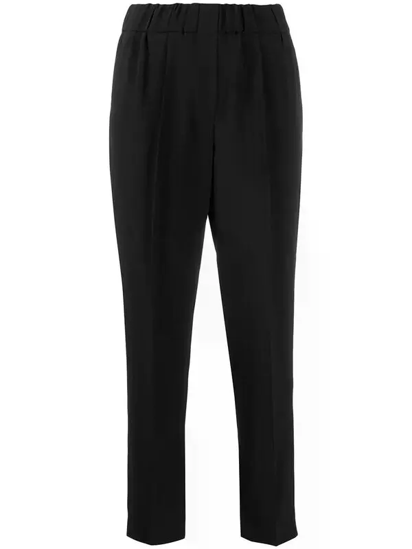 Brunello Cucinelli Tailored Trousers With Elasticated Waistband