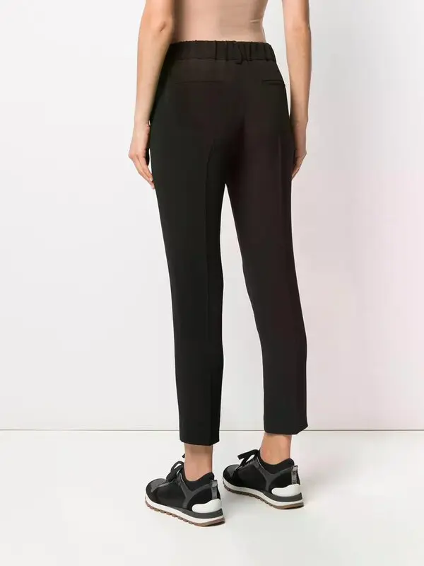 Brunello Cucinelli Tailored Trousers With Elasticated Waistband