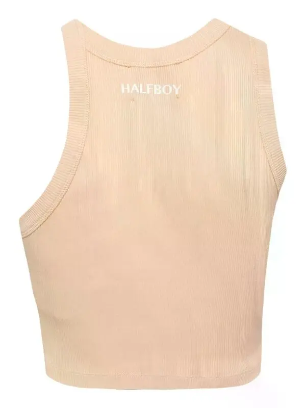 HALFBOY Logo-embroidered Top