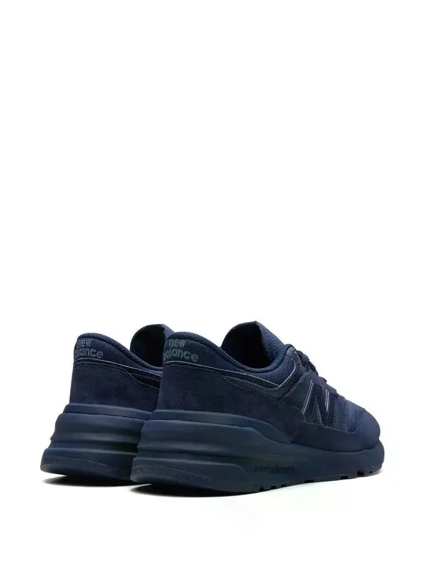 NEW BALANCE 997 Suede And Mesh Panelled Sneakers - Blue