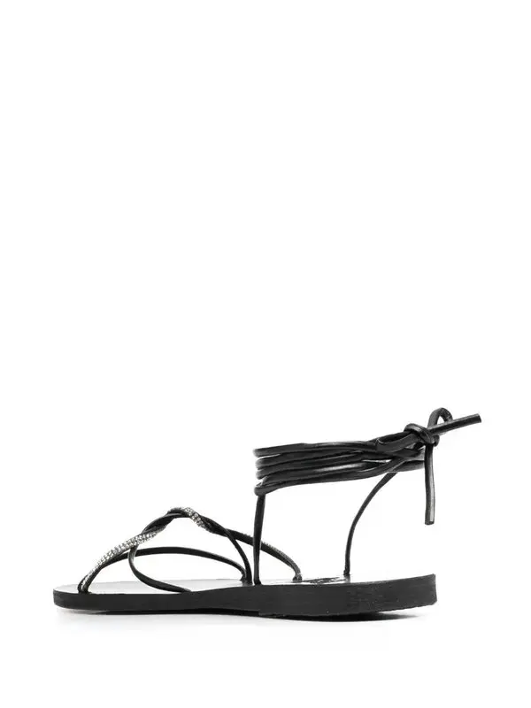 ANCIENT GREEK SANDALS Crystal-embellished Treli Sandals