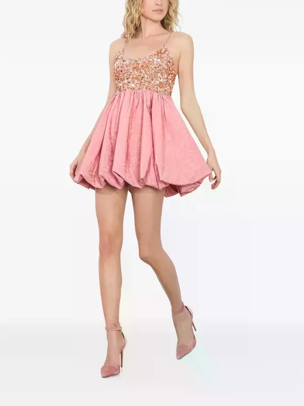 Alice + Olivia Nessa Sequin Embellished Mini Dress