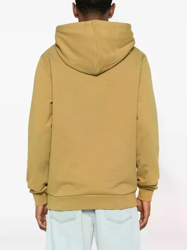 A.p.c. Logo-flocked Cotton Hoodie