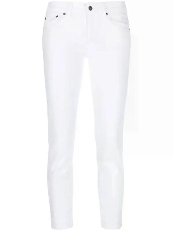 DONDUP Slim-cut Cropped Jeans
