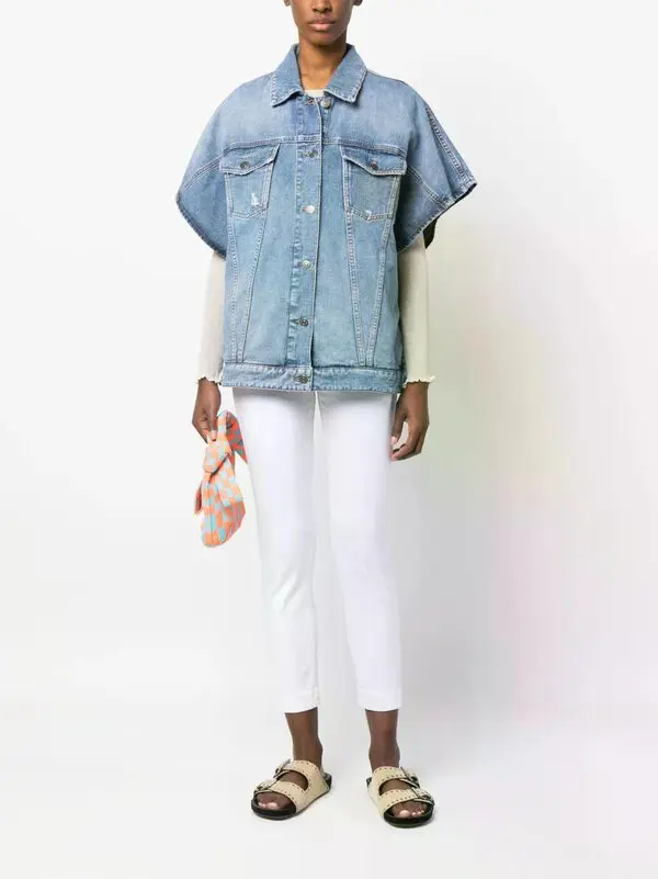 DONDUP Slim-cut Cropped Jeans