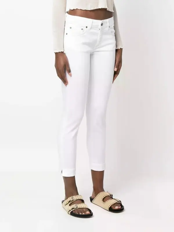 DONDUP Slim-cut Cropped Jeans