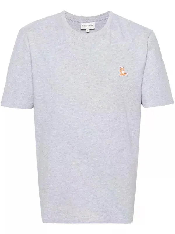 Maison Kitsuné Chillax Fox-patch Cotton T-shirt
