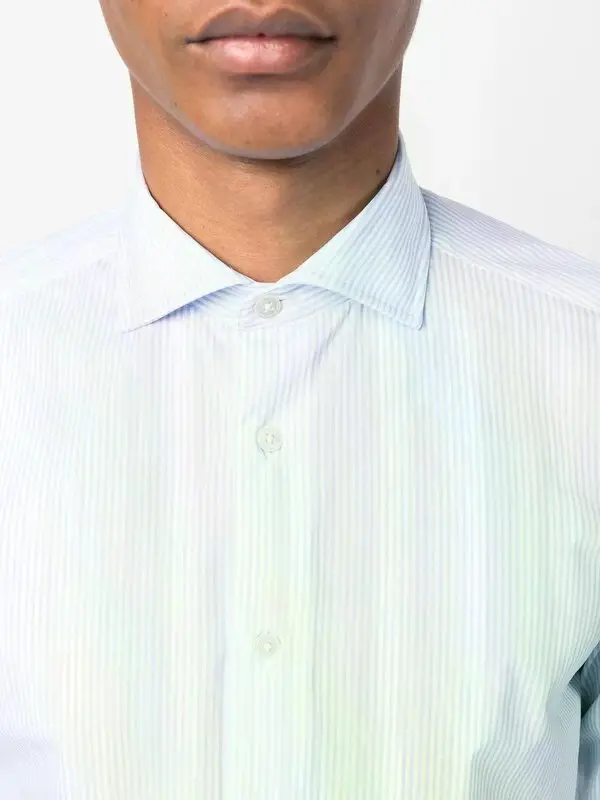 TRAIANO MILANO Rossini Striped Shirt