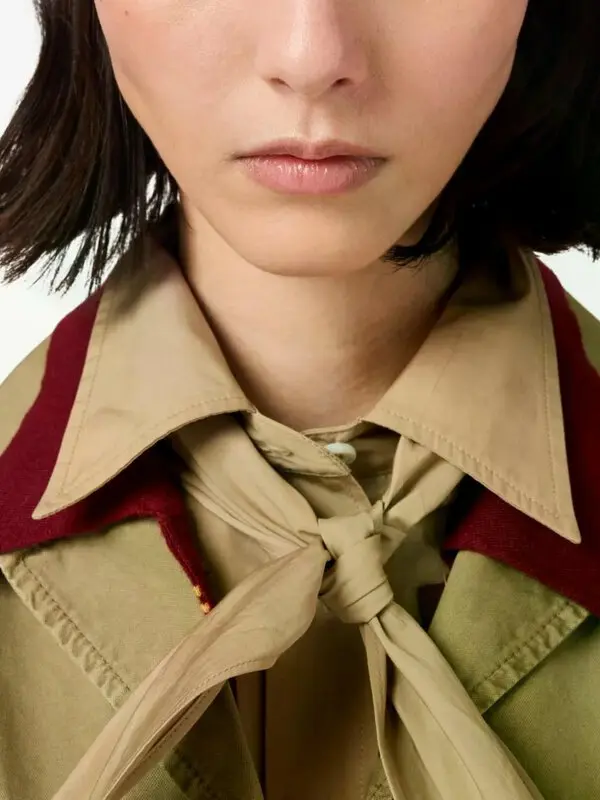 Miu Miu Garment-dyed Cotton Jacket