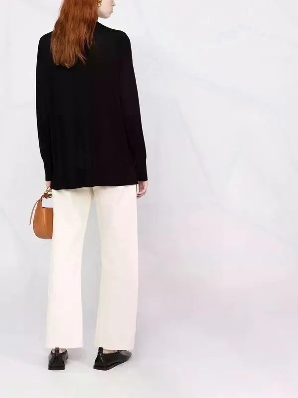 Max Mara Roll-neck Knit Jumper - Black
