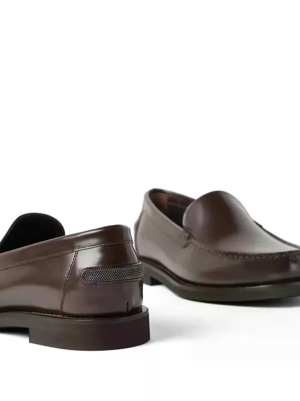 Brunello Cucinelli Leather Loafers