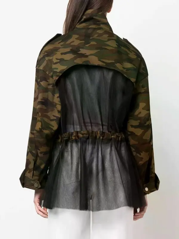 Monse Deconstructed Camouflage Jacket