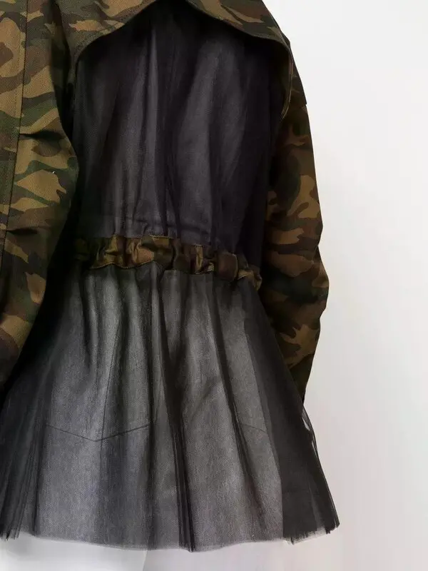 Monse Deconstructed Camouflage Jacket