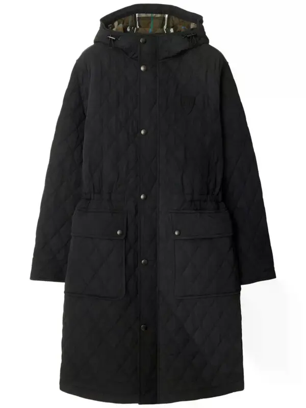 Burberry Quilted Parka Coat