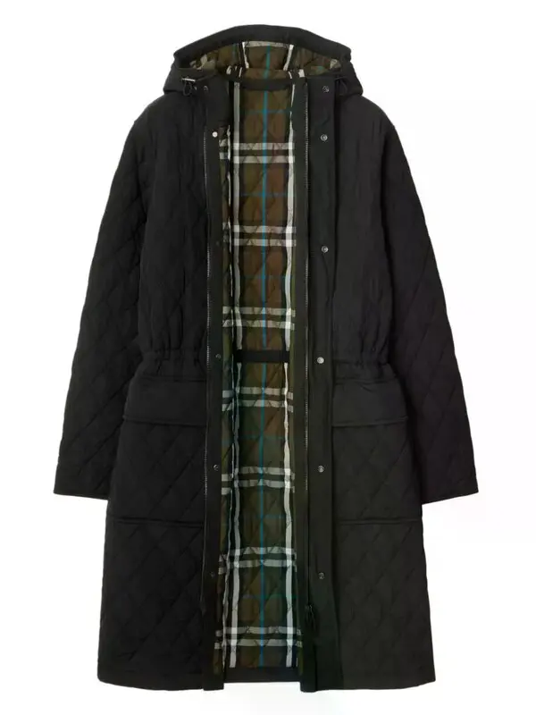 Burberry Quilted Parka Coat
