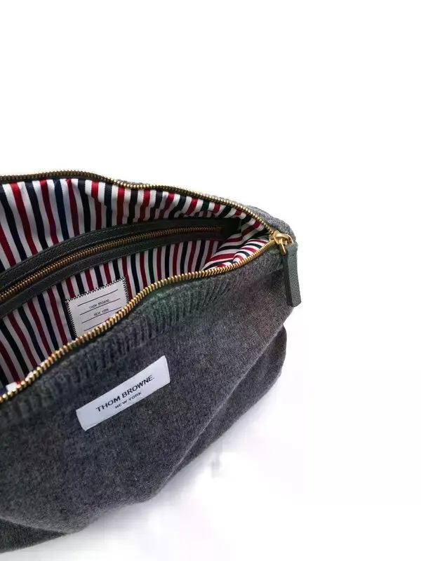 Thom Browne 4-bar Stripe Crossbody Bag
