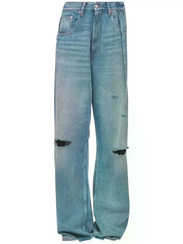 MAISON MARGIELA Pleated Bootcut Jeans