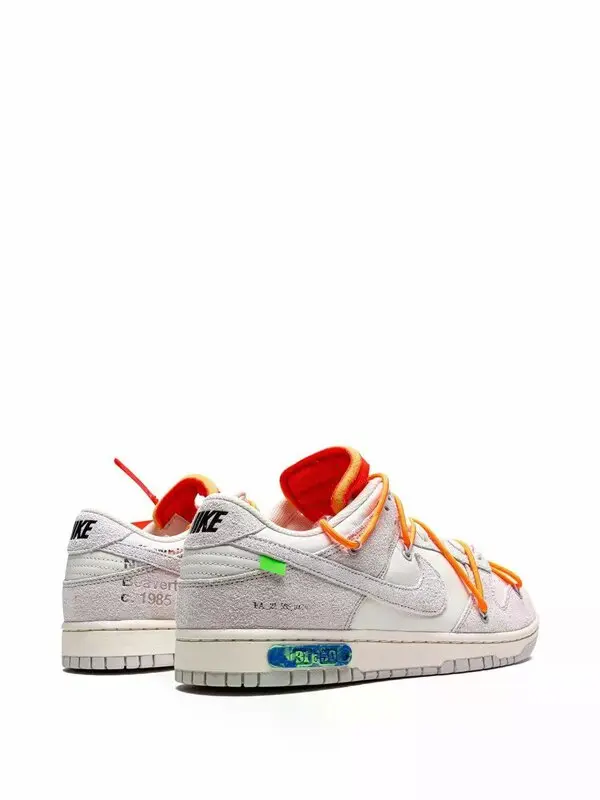Nike X Off White Dunk Low Lot 31 Sneakers - Neutrals