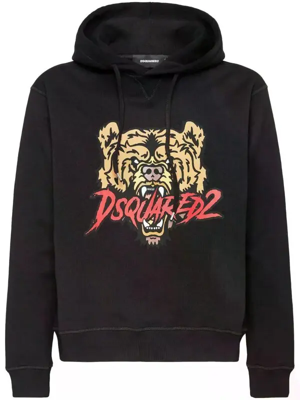 Dsquared2 Bear Logo Hoodie