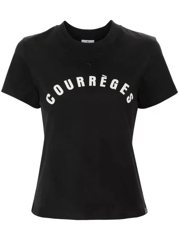 COURREGES Ac Straight Cotton T-shirt