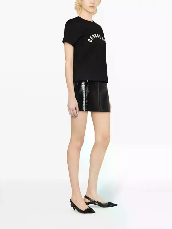 COURREGES Ac Straight Cotton T-shirt