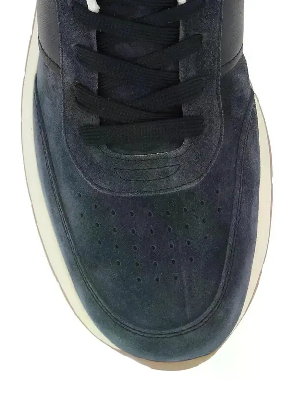 TOD'S Low-top Suede Sneakers - Blue