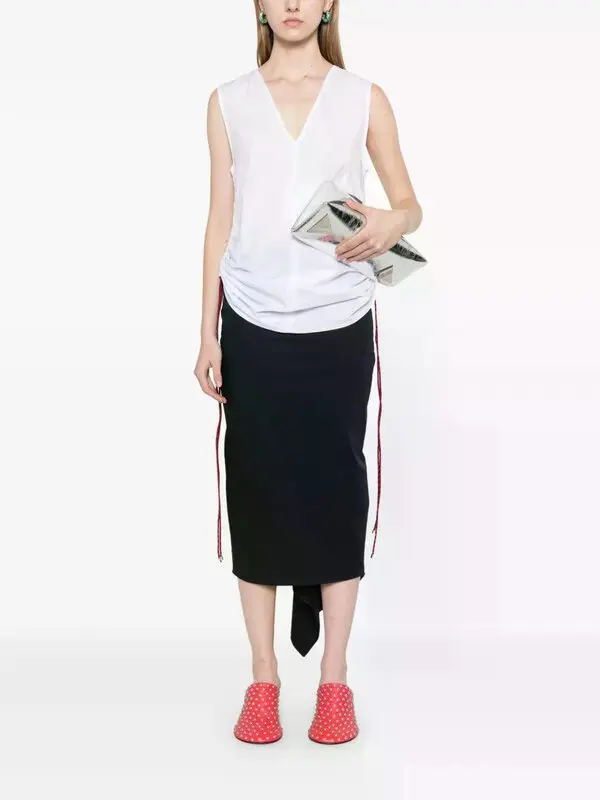 THELATEST Poplin Midi Skirt