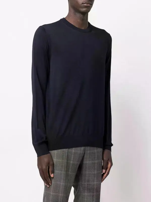 BILLIONAIRE Logo-embossed Merino Wool Jumper