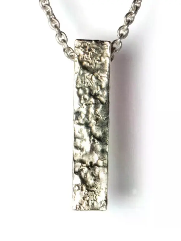 PARTS OF FOUR Amulet Textured-finish Necklace - Silver