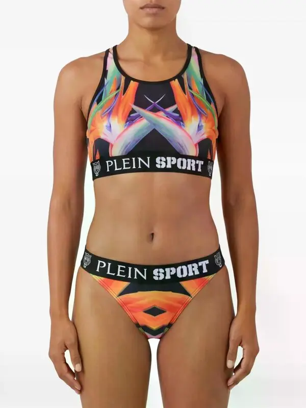 PLEIN SPORT Floral Print Bikini Set