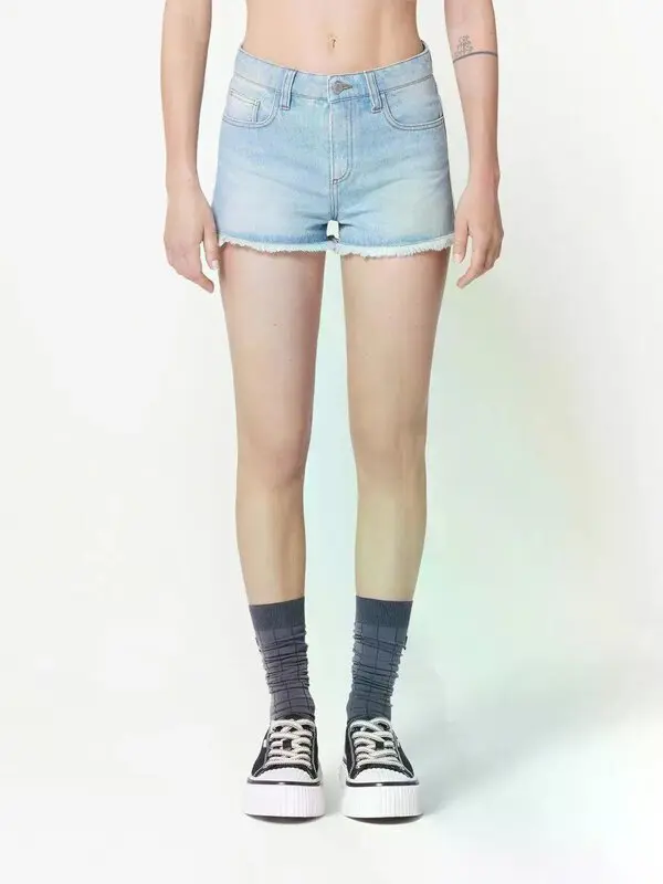 AMI Paris Raw-cut Mini Shorts