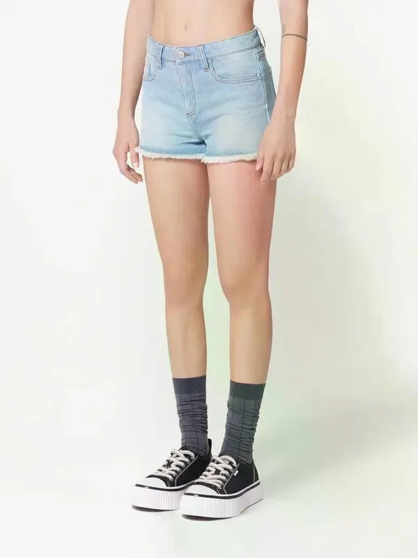 AMI Paris Raw-cut Mini Shorts