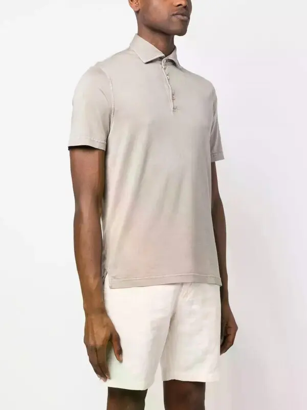 Fedeli Plain Cotton Polo Shirt