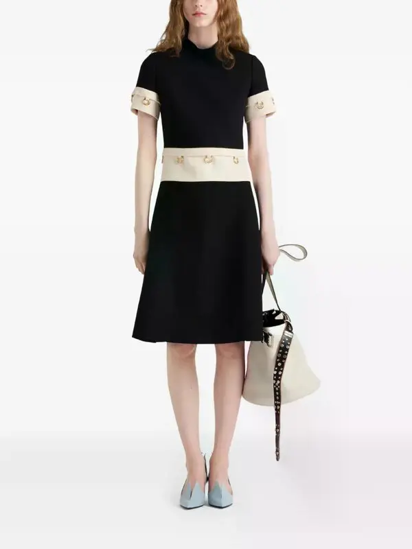 Prada Ring-detail Midi Dress