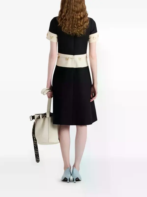 Prada Ring-detail Midi Dress