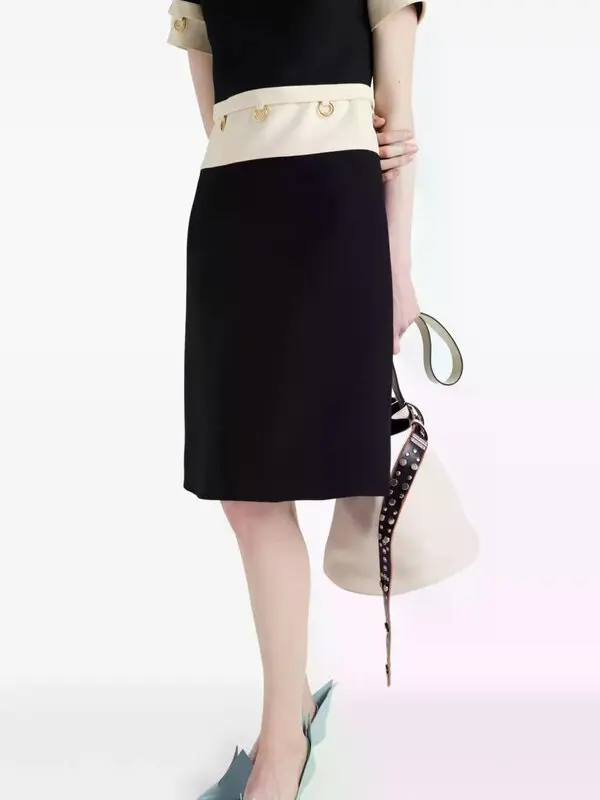 Prada Ring-detail Midi Dress