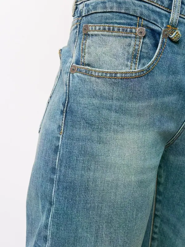 R13 Cropped Straight-leg Jeans