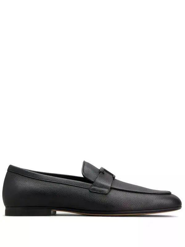 TOD'S Timeless Leather Loafers - Black