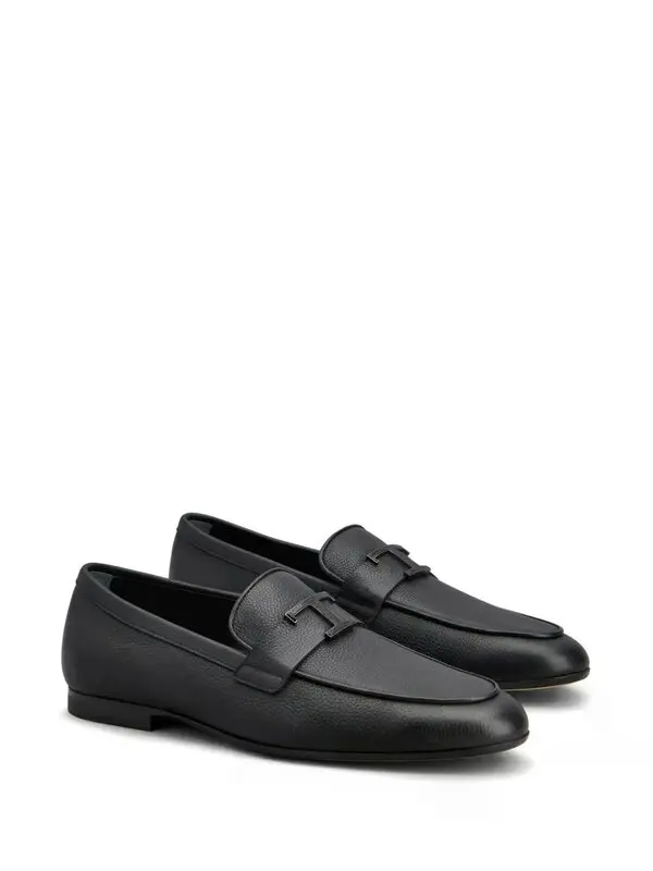 TOD'S Timeless Leather Loafers - Black
