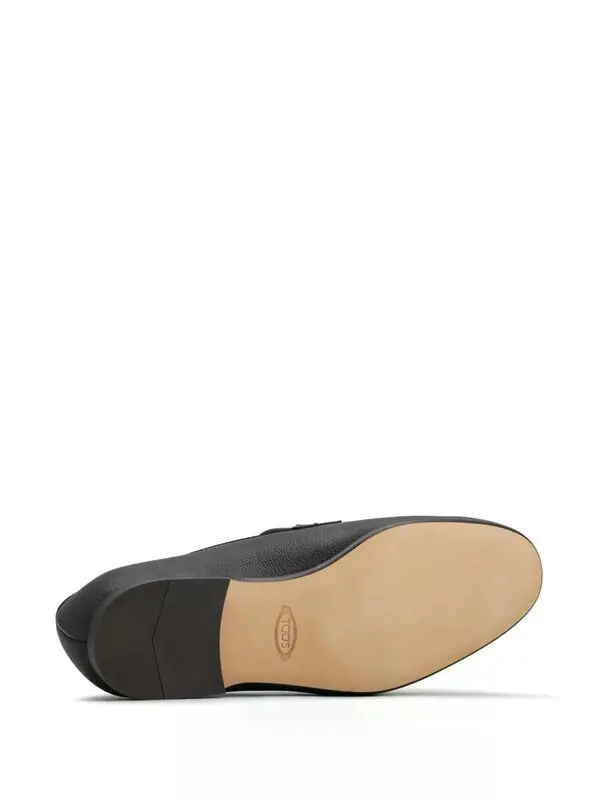 TOD'S Timeless Leather Loafers - Black