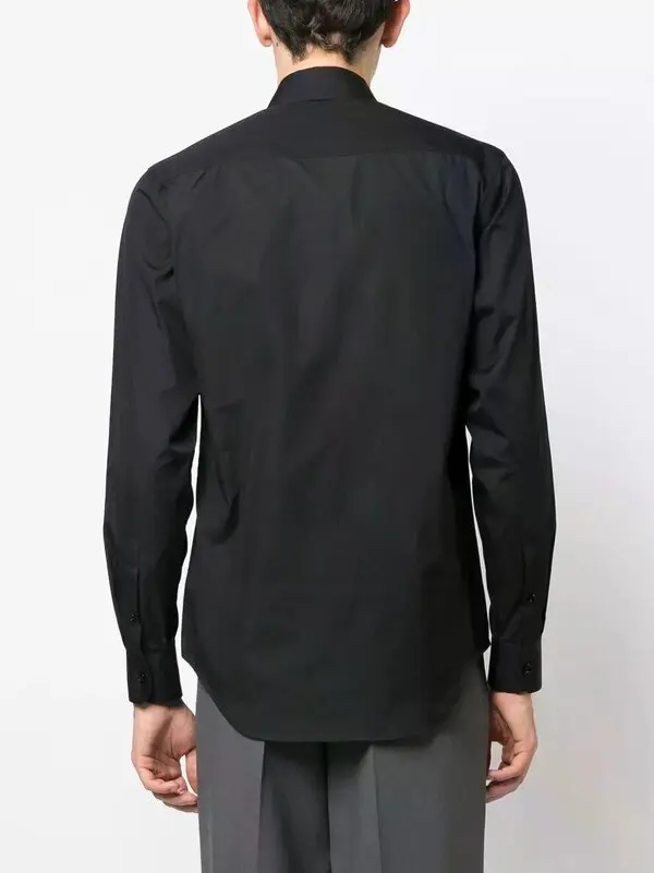 Versace Greek Key-embroidered Shirt